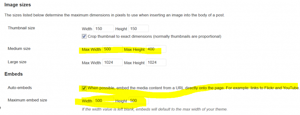 How to change the default image size for medium in Wordpress | WP Tips