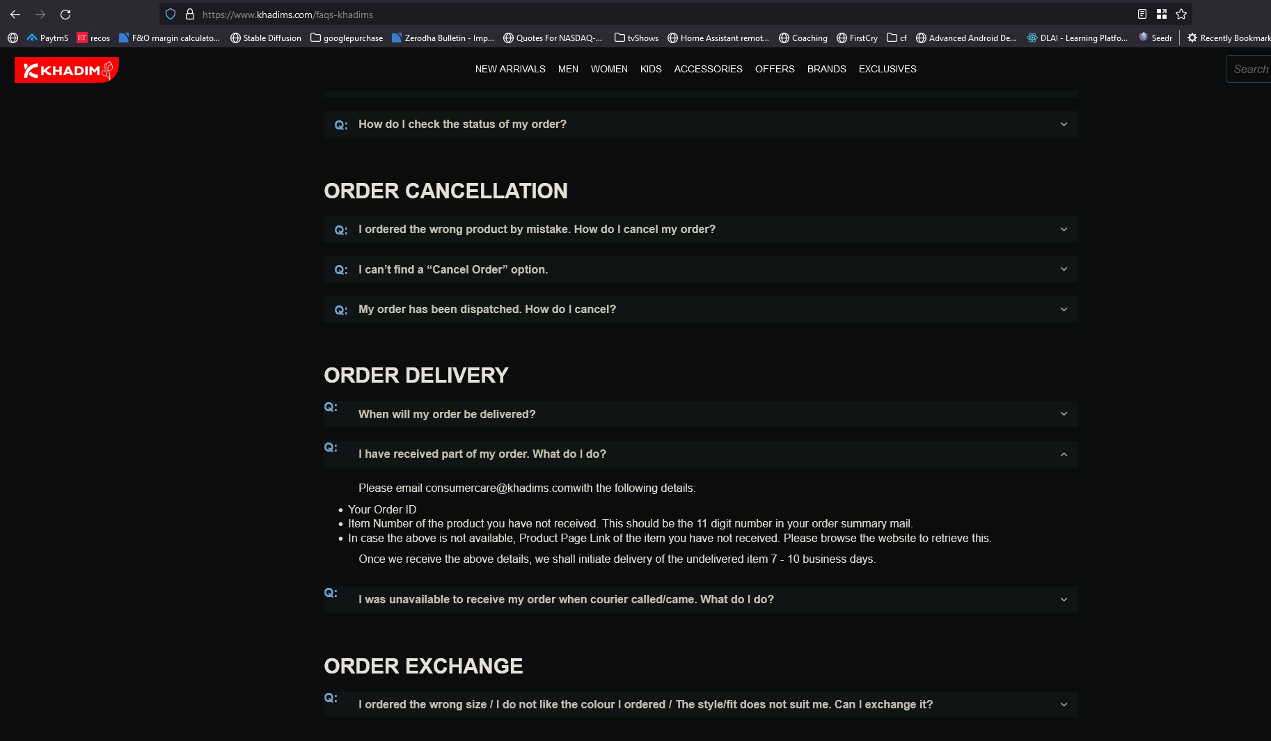Khadims.com cheated me - Worst Online shopping experience from Reputed ... Khadims.com cheated me - Worst Online shopping experience from Reputed ...